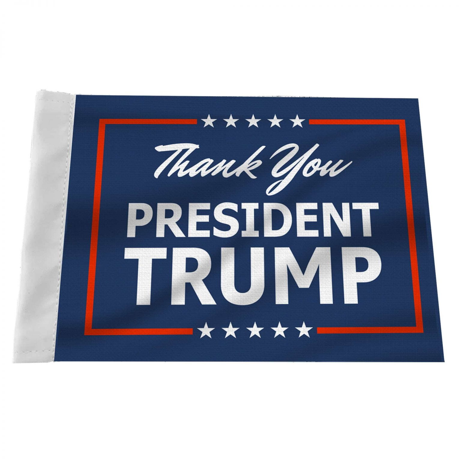 Thank You Presiden Trump Motorcycle FlagTeexim